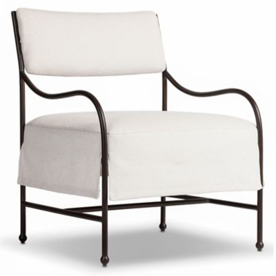 Amber Lewis x Four Hands Nevin Slipcover Outdoor Arm Chair by Four ...