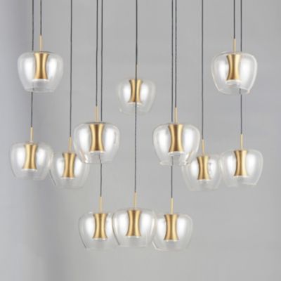 Pietral LED Multi-Light Pendant by Huxe at Lumens.com