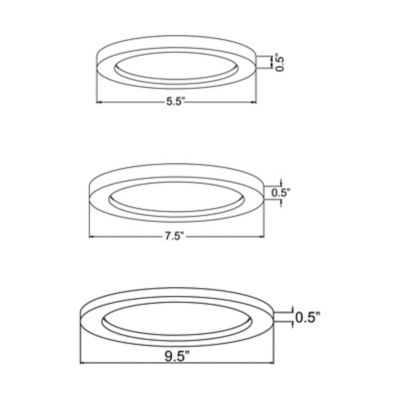 Disc LED Round Flushmount by Access Lighting at Lumens.com