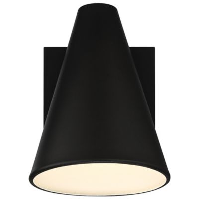 Solano LED Outdoor Square Backplate Wall Sconce - Cone Shade by Access ...