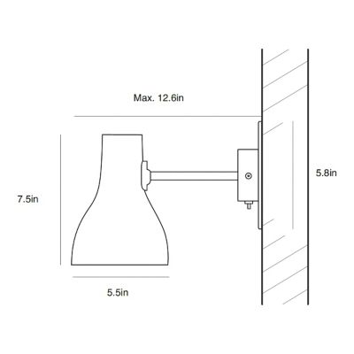 Type 75 Wall Sconce by Anglepoise at Lumens.com