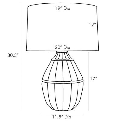 Tangier Table Lamp by Arteriors at Lumens.com