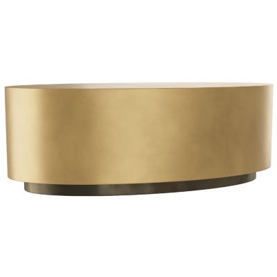 Gold Oval Modern Coffee Tables at Lumens