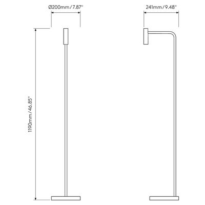 Enna LED Floor Lamp by Astro Lighting at Lumens.com