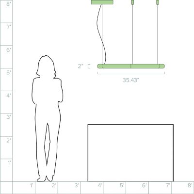 Alphabet of Light LED Chandelier by Artemide at Lumens.com