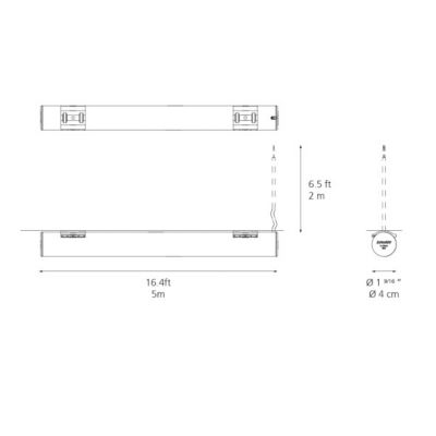La Linea Flexible Outdoor Tube Light by Artemide at Lumens.com