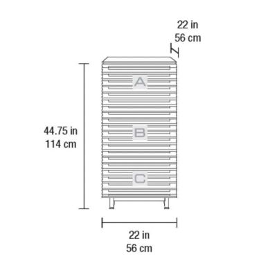 Corridor A/V Tower by BDI at Lumens.com