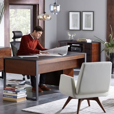 Corridor Executive Desk by BDI at Lumens.com