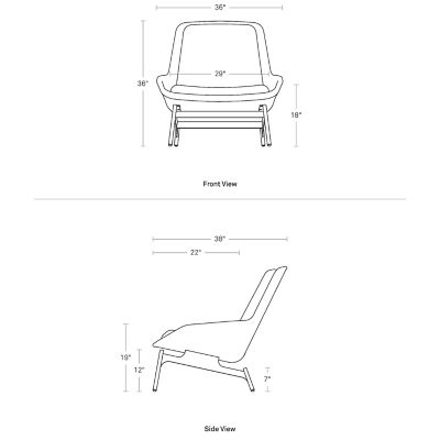 Field Lounge Chair by Blu Dot at Lumens.com