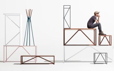 Strut Wood Coffee Table by Blu Dot at Lumens.com