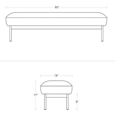 Puff Puff Bench by Blu Dot at Lumens.com