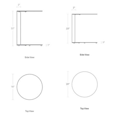 Note Side Table by Blu Dot at Lumens.com