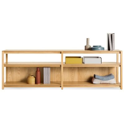 Open Plan Long and Low Bookcase by Blu Dot at Lumens.com