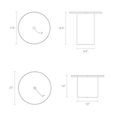 Plateau Side Table by Blu Dot at Lumens.com