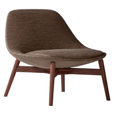 Chiara Wood Base Lounge Chair by Bernhardt Design at Lumens.com