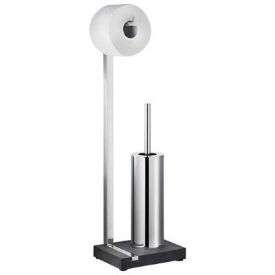 MENOTO Toilet Butler with Covered Brush by Blomus at Lumens.com