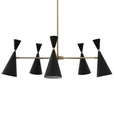 Monolith Petite Chandelier by Blueprint Lighting at Lumens.com