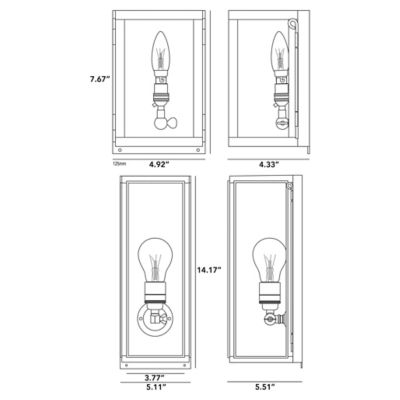 Box Wall Light by Original BTC at Lumens.com