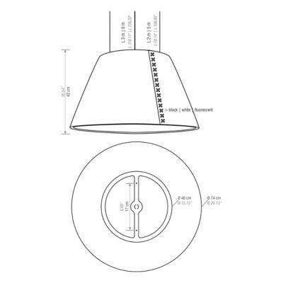BuzziShade Medium Pendant by BuzziSpace at Lumens.com