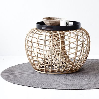 Nest Footstool by Cane-line at Lumens.com