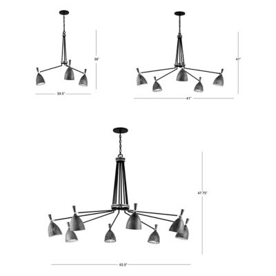 Utopia LED Chandelier by Corbett Lighting at Lumens.com