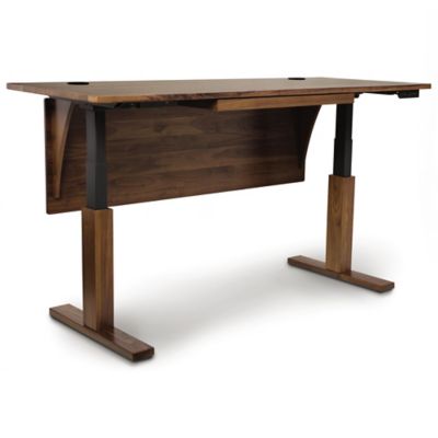 Invigo Sit-Stand Desk with Modesty Panel by Copeland Furniture at ...