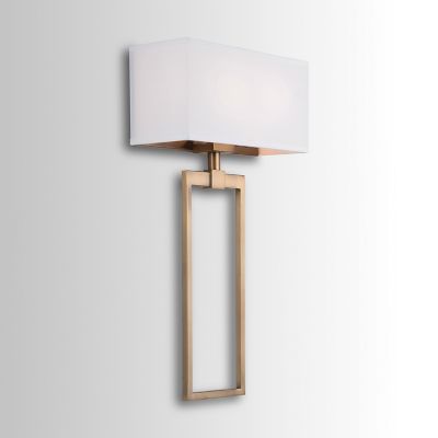 Rectangular Shaded 2 Light Wall Sconce by Capital Lighting at Lumens.com