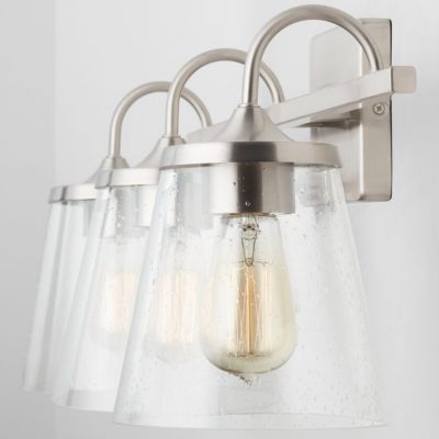 Seeded Glass Bell Vanity Light by Capital Lighting at Lumens.com