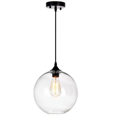Globe Clear Pendant Lighting at Lumens