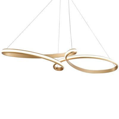 Nola LED Twist Linear Suspension by Dainolite at Lumens.com