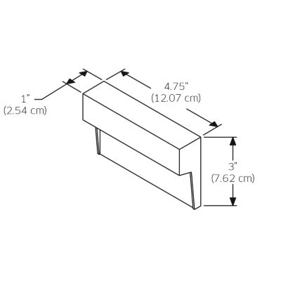 LED FORMS Horizontal Step Light by DALS Lighting at Lumens.com