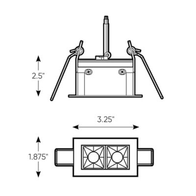 Double Spot LED Recessed Downlight by DALS Lighting at Lumens.com