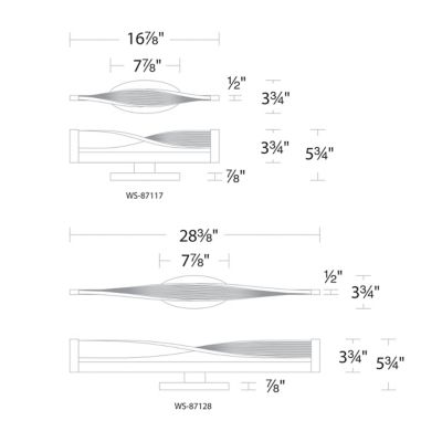 Wave LED Vanity Light by dweLED at Lumens.com