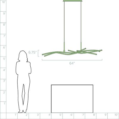 Divergence LED Linear Suspension by dweLED at Lumens.com