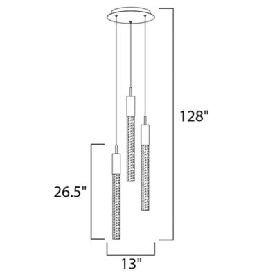 Alora LED Multi Light Pendant by Huxe at Lumens.com