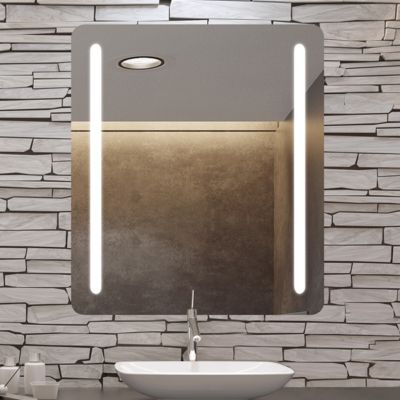 Bela Radius LED Lighted Mirror by Electric Mirror at Lumens.com