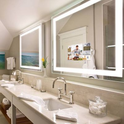 Integrity Lighted Mirror with Television by Electric Mirror at Lumens.com