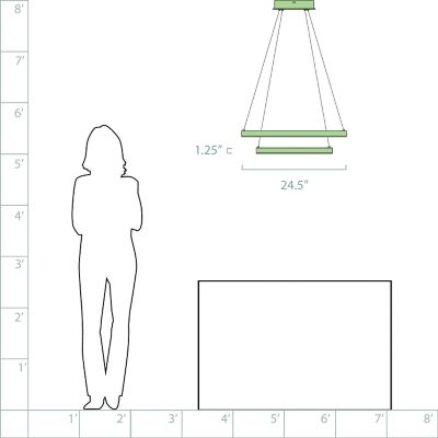 Opus LED Multi-Tier Pendant by Elan Lighting at Lumens.com