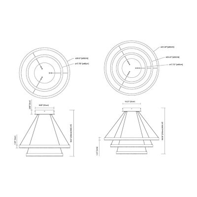Opus LED Multi-Tier Pendant by Elan Lighting at Lumens.com