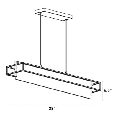 Vega LED Linear Suspension by Elan Lighting at Lumens.com