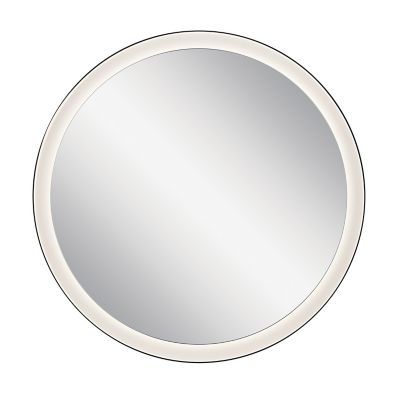 Ryame Round LED Lighted Mirror by Elan Lighting at Lumens.com
