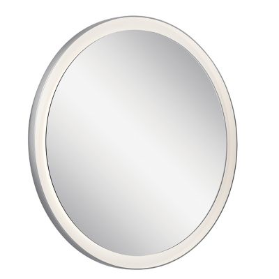 Ryame Round LED Lighted Mirror by Elan Lighting at Lumens.com