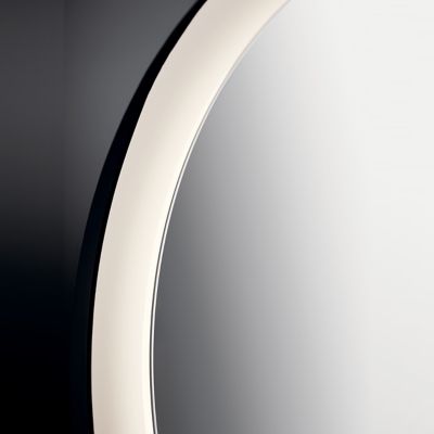 Ryame Round LED Lighted Mirror by Elan Lighting at Lumens.com