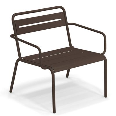 Star Outdoor Stacking Lounge Armchair Set of 2 by emu at Lumens.com