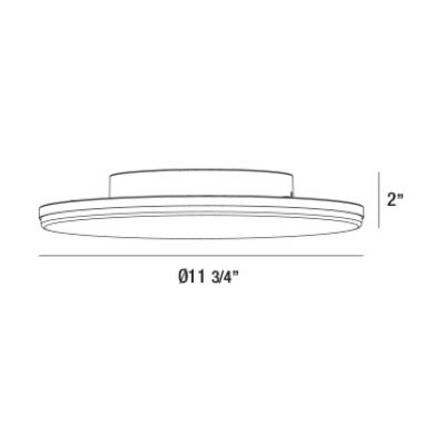 Round LED Outdoor Flushmount by Eurofase at Lumens.com