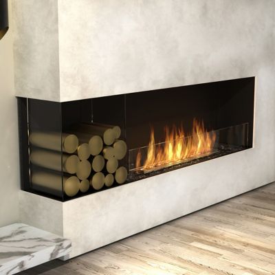 Flex Firebox - Left Corner with Decorative Sides by EcoSmart Fire at ...