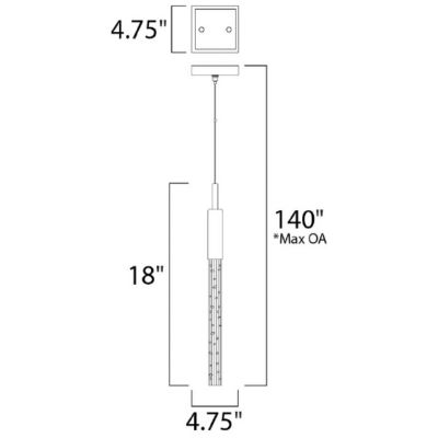 Scepter Mini Pendant by ET2 Lighting at Lumens.com