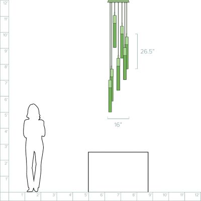 Big Fizz Multi-Light LED Pendant by ET2 Lighting at Lumens.com