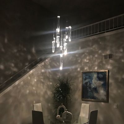Quartz LED Multi-Light Pendant Light by ET2 Lighting at Lumens.com