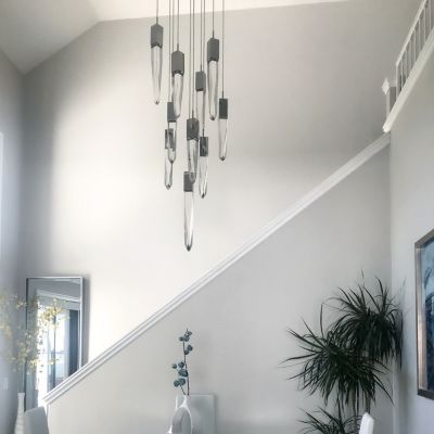 Quartz LED Multi-Light Pendant Light by ET2 Lighting at Lumens.com